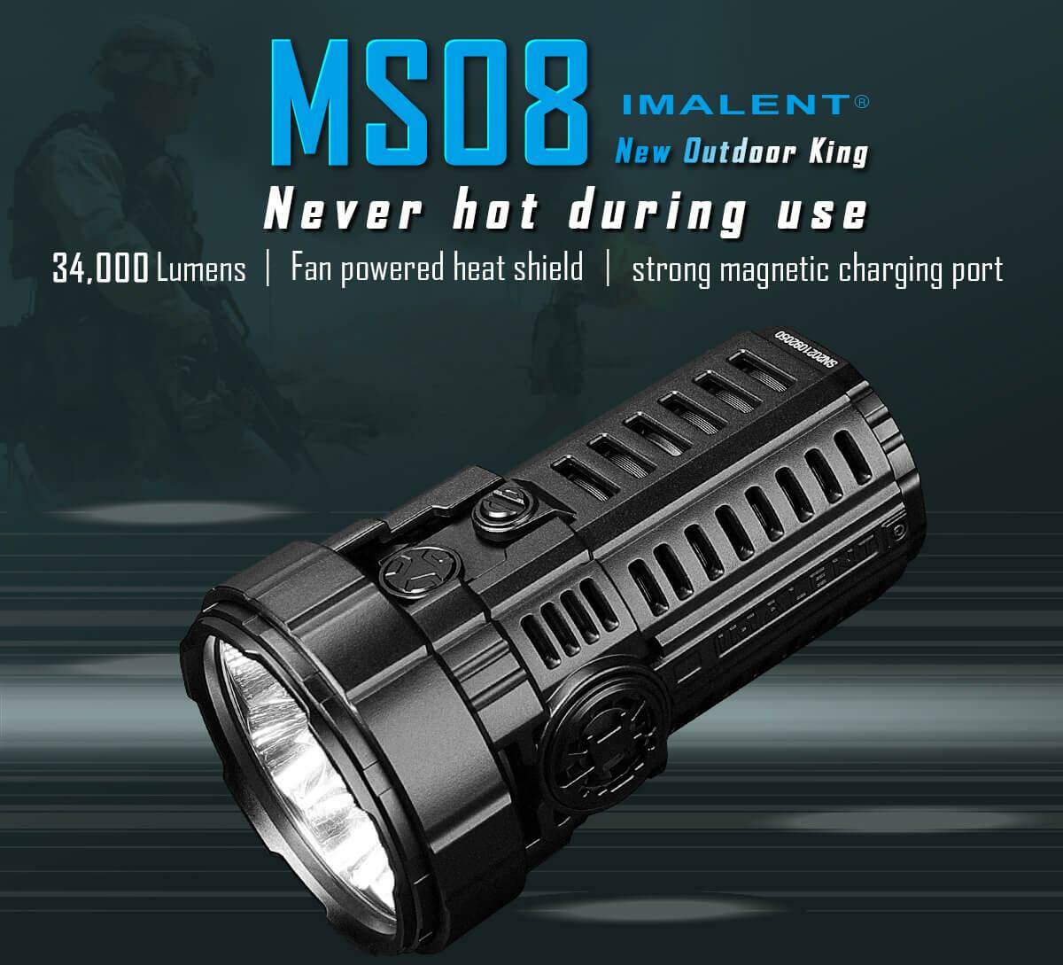 Imalent MS08, 34000lm, 738m Throw - AHEDC Step Into Ultimate Readiness ...